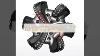 16 Inch PDC Drilling Bits High ROP Steel Body