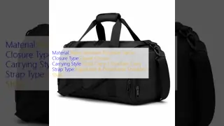 Premium Water Resistant Sports Duffel Bag for Travel and Gym