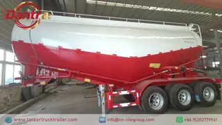28 CBM Bulk Cement Tank Semi Trailer | Dry Bulk Cement Transport Trailer