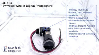 Rotating Handle Direction Finding Swiveled Wire In Electronic Photocontrol