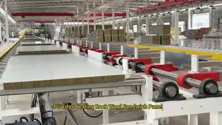 PU Edge Sealing Rock Wool Sandwich Panel