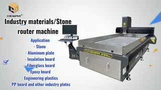 3 Axis Mould Making Cnc Router for Aluminum Copper Composite board insulation materials with Water c