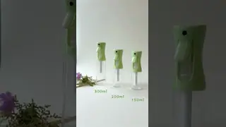 High pressure continuous spray bottle for cosmetic