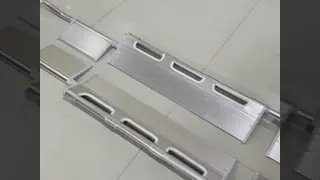 Aluminum Alloy Scoop Stretcher with Six Boards, Essential for Emergency Treatment and Fire Rescue