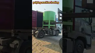 loading of 4*4 molds egg tray machine