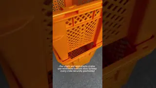 Stackable & Nestable Plastic Crates | Stable Storage for Logistics & Industry