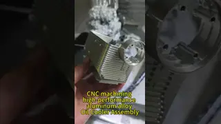 CNC Machined 7075 Aluminum Oil Cooler Housing for High-Performance Engines