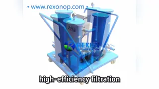 View Three Stage Filtration Type Portable Oil Purifier and Oil Filling Machine JL-100(6000LPH) Demo