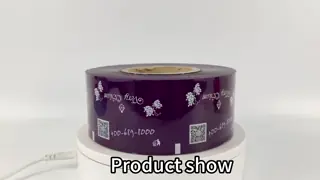 Food Packaging Film Roll Custom Printed Mylar Laminated Stretch Material