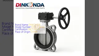 DINKONDA GLOBAL Industrial Butterfly Valve Reliable Sealing