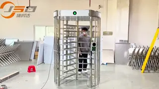 Single Door Full Height Turnstile Barrier Gate For Prison Security Access
