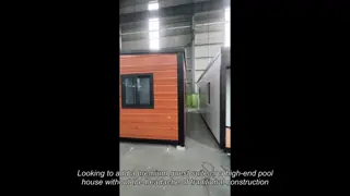 Luxury 20ft Expandable Container House for Backyard ADUs