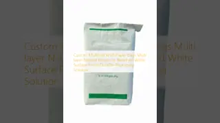 Durable Multiwall Kraft Paper Valve Bags for Industrial Use