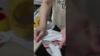 HDPE hand hole bag with printing logo production video