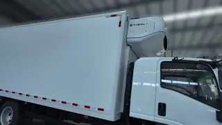 T-1180Pro THERMO KING refrigeration unit installed on the QINGLING ISUZU 700P truck Installation Eff