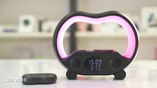 The Ultimate Desk Gadget is HERE: Charger + Speaker + RGB Light+Clock!