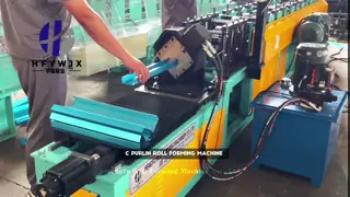 High Speed C Purlin Roll Forming Machine Solution