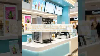 Commercial Soft Serve Ice Cream Machine for Snack Shops