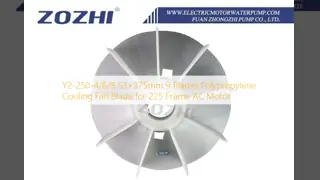 Y2 225 Frame Electric Motor Cooling Fan Blade Solution