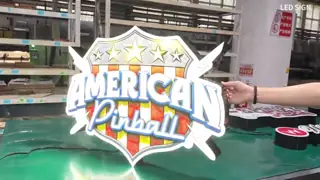 Custom Shield Shape Acrylic LED Light Box | UV Printed Signage