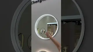 Round led mirror