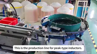 DR Bobbin Inductor Production Process | Automated Manufacturing of Through-Hole Drum Core Inductors