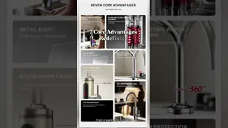 Instant Hot Water Faucet Tankless Stainless Steel Heater