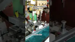Automotive Nuts Are Automatically Spot Welded with a Custom Welding Machine