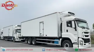 ???? Batch Isuzu Refrigerated Trucks Ready for Shipment!