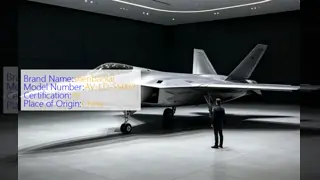 Life Size Stainless Steel Fighter Jet Sculpture Art