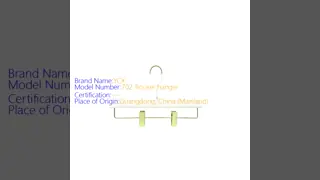 Non Slip Trouser Hangers for Suits and Clothing Stores