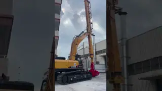 Excavator Telescopic Dipper Arm with Clamshell Bucket Grapple for Sany Excavators