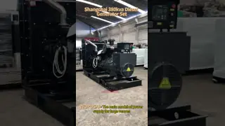 Shangchai 380kVA Diesel Generator Industrial Power Solution