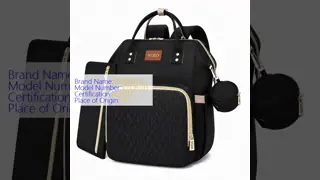 Large Quilted Diaper Bag Backpack for Stylish Moms