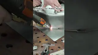 Stainless Steel Is Precisely Welded with a Handheld Laser Welding Machine