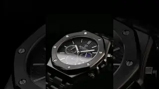 Octagonal Chronograph Stainless Steel Men Watch Wrist Show & Unboxing