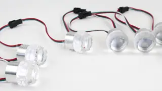 DC12V SPI RGB 32mm Diamond LED Pixel Light