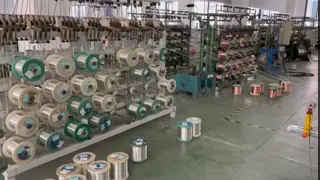 Production of wires and cables