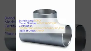 Super Duplex Steel Barred Tee 6 Inch SCH80 Pipe Fitting