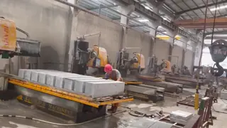 PLC linear profiling machine for marble granite