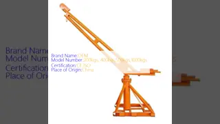 Portable Mini Lift Crane 360 Degree Heavy Duty Hoist