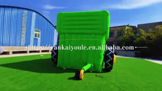 Inflatable Tractor Obstacle Course Farm Theme Challenge