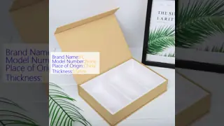 Luxury Rose Gold Rigid Gift Box for Custom Branding