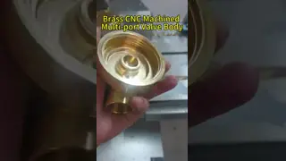 CNC Brass Multi-Port Valve Body