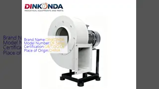 DINKONDA Forced Cooling Fan for Variable Frequency Motors