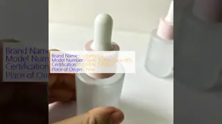 Premium 30ml Frosted Glass Dropper Bottles for Essential Oils