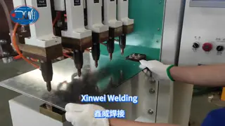five spot welding machine test welding