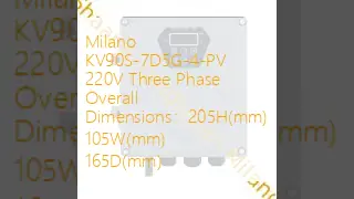 Milano VFD Solar Drive Efficient Motor Control Solution