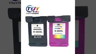 Refillable Vivid Color HP 680 Refillable Ink Cartridge For 3636 3638 3776 3777 3778 3838 Printer