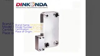 DINKONDA Semi Welded Heat Exchanger for Corrosive Media